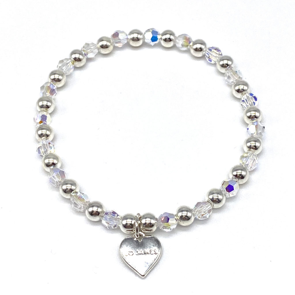 Bea Dainty Crystal Bracelet - Made With Love - Jo James Jewellery
