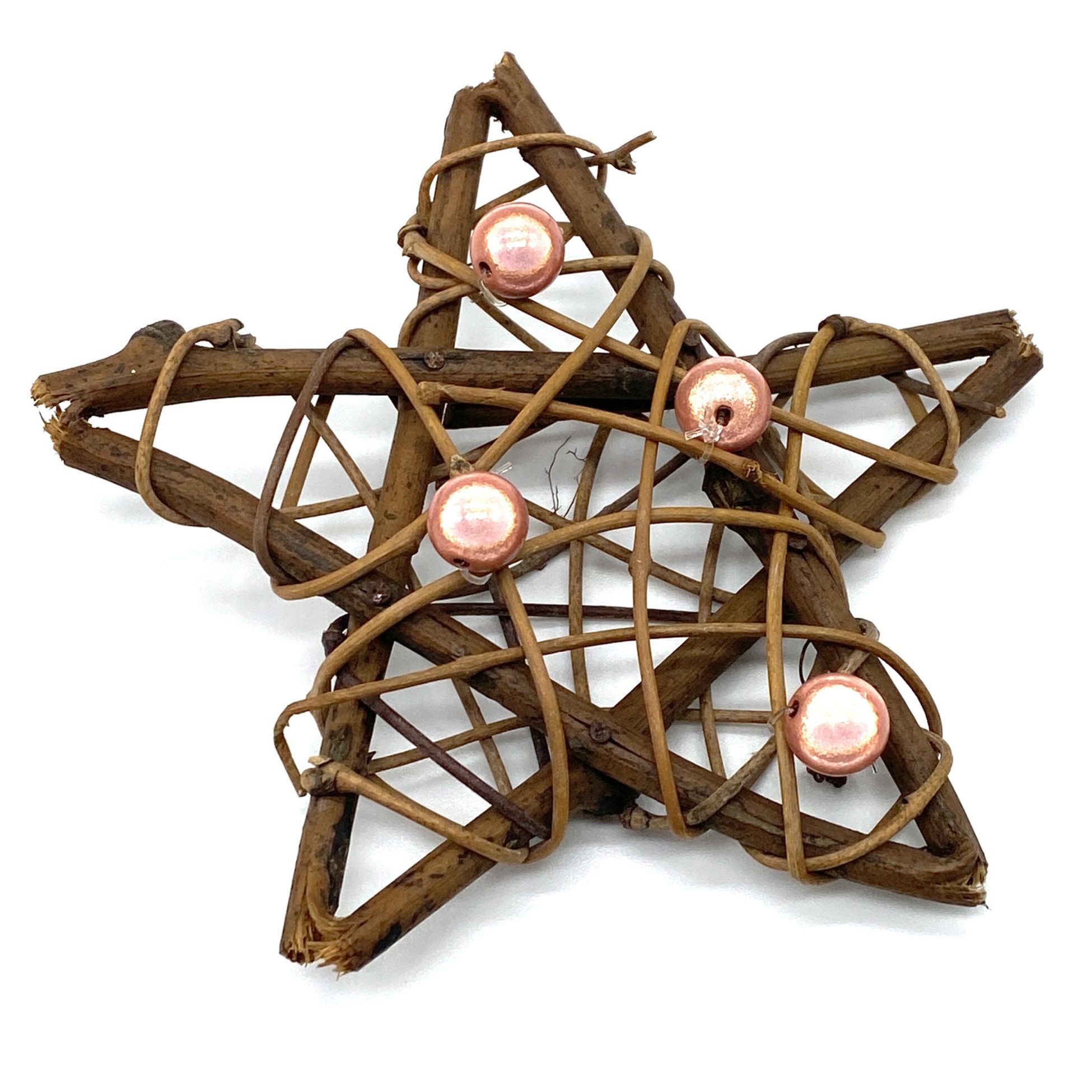 Rustic Rattan Stars - Made With Love - Jo James Jewellery